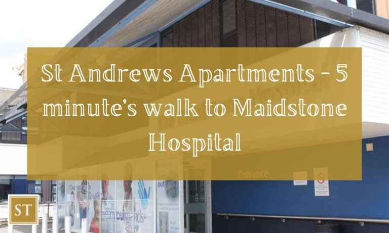 5 Minutes Walk to Maidstone Hospital | St Andrews Apartments